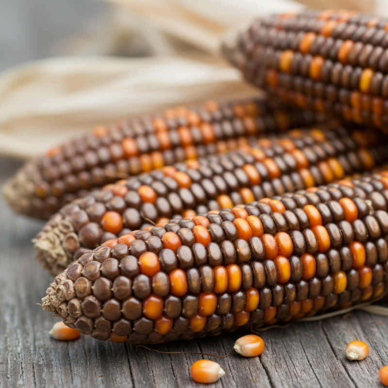 Corn Dent Bronze and Orange Corn Seeds 6 Non-GMO, Heirloom Seed Sizes ...